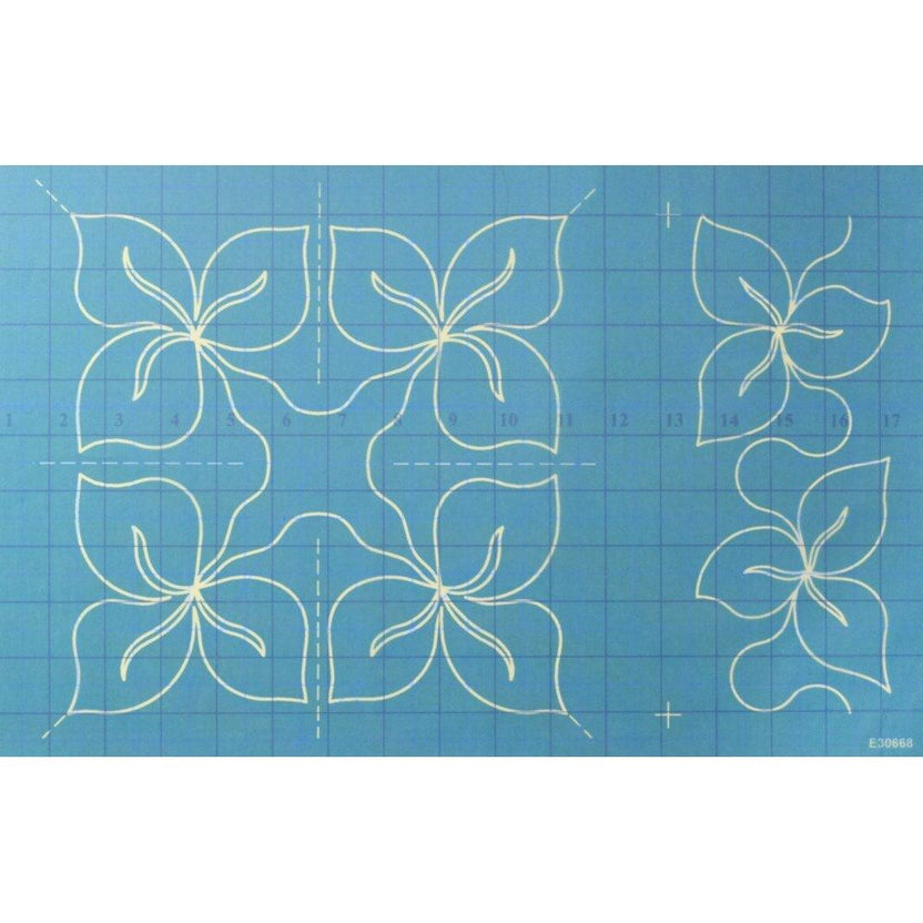 Hancy Free Motion Quilt Stencil