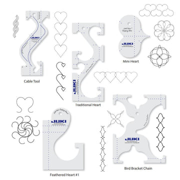 Hearts & Wings Ruler Set, Juki