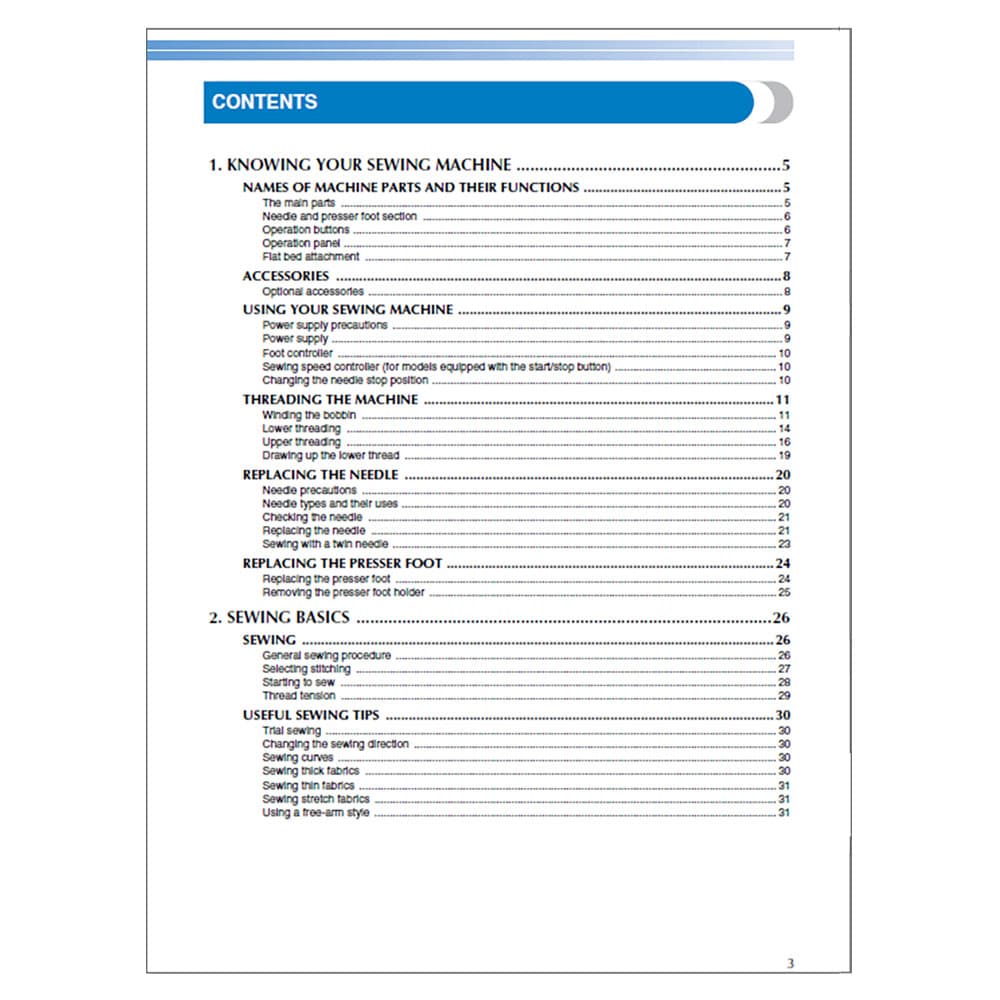 Brother CE-4000 Instruction Manual