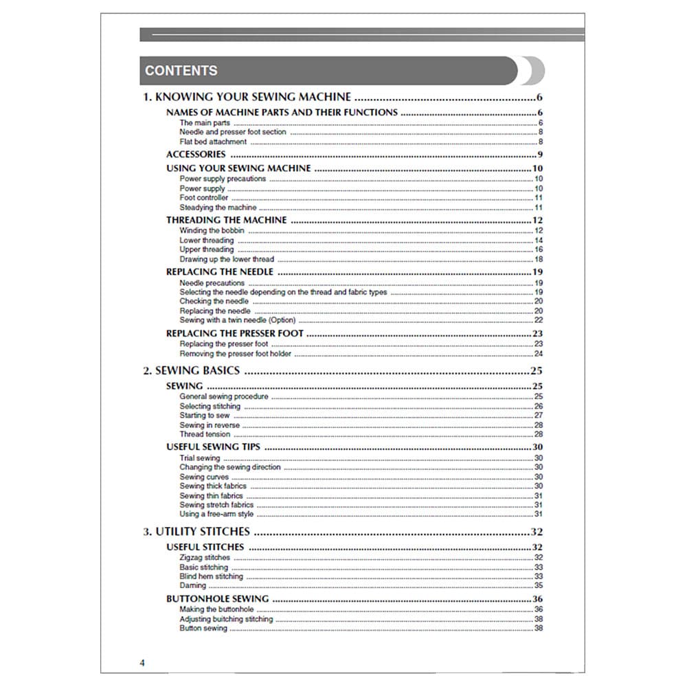 Brother LS-2125i Instruction Manual