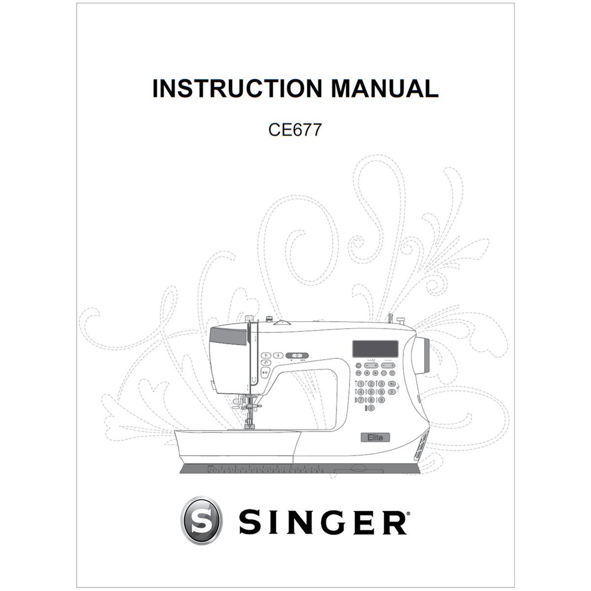 Singer CE677 Elite Instruction Manual