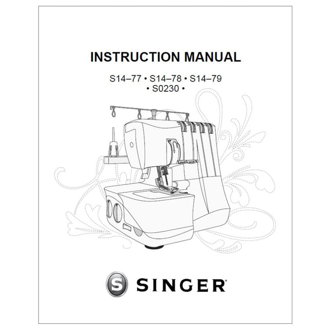 Singer S0230 Instruction Manual