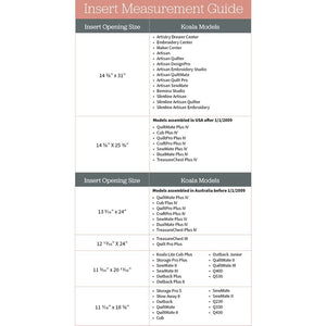 Koala Custom Cut Acrylic Machine Insert