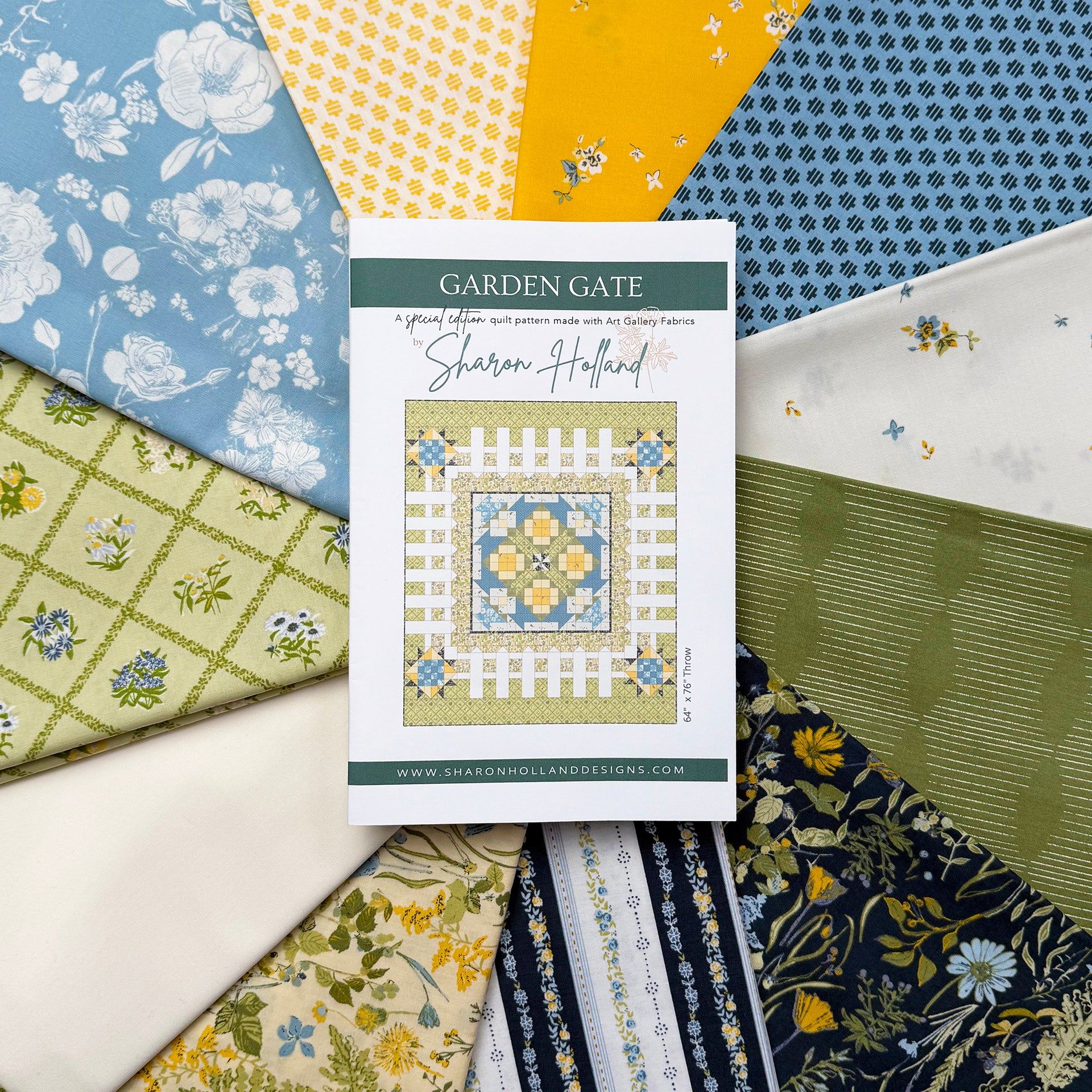 Art Gallery Garden Gate Quilt Pattern Kit