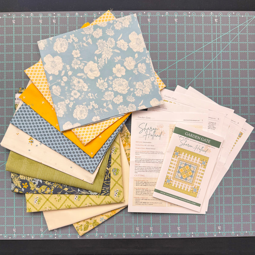 Art Gallery Garden Gate Quilt Pattern Kit