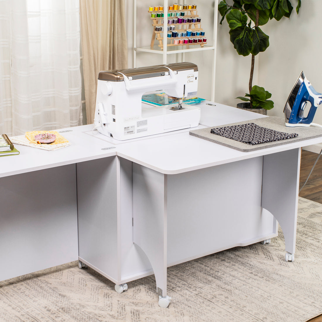 Koala Eclipse Sewing Cabinet - English White Ash
