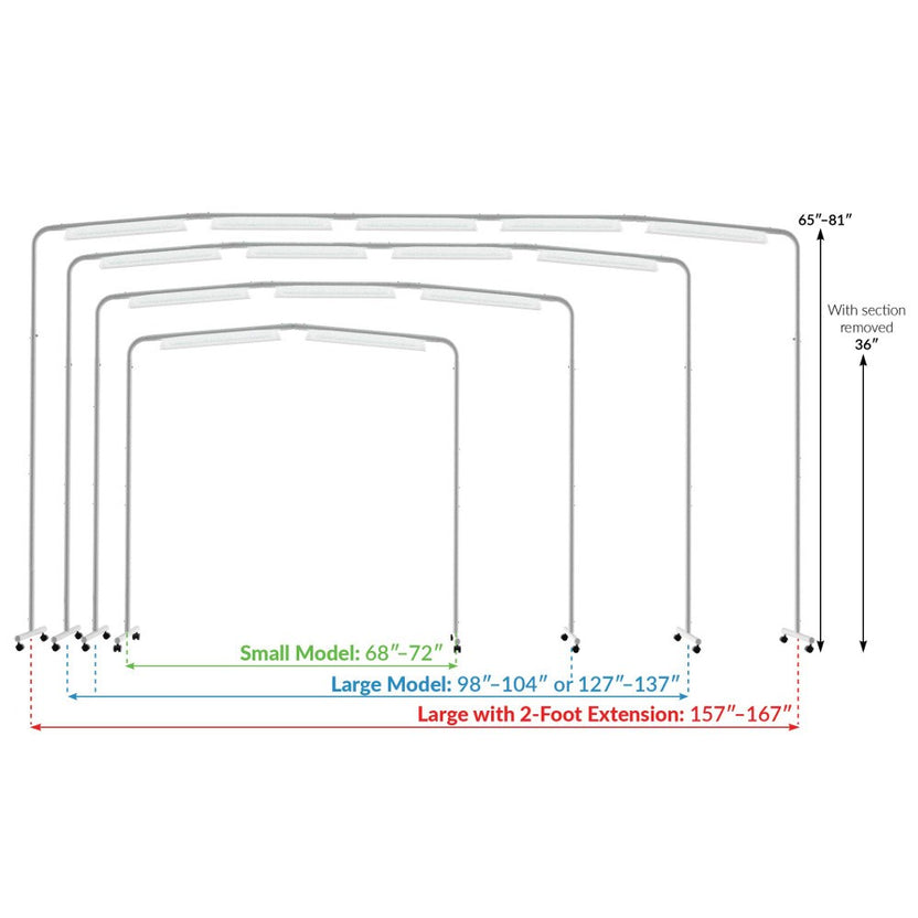 Luminess LED Light Bar - Adjustable