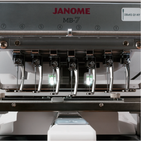 Janome MB-7 Seven Needle Embroidery Machine with FREE Bundle