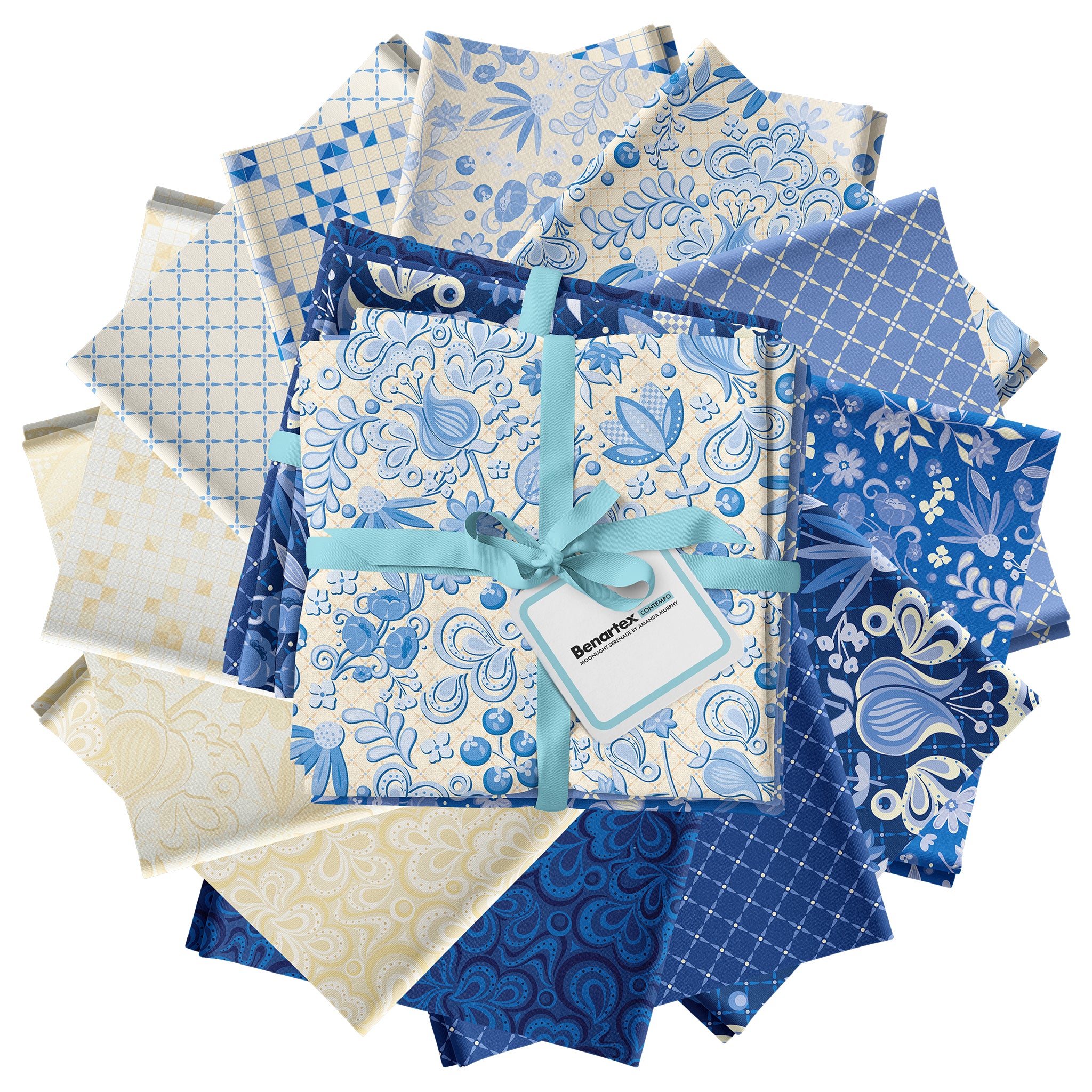 Moonlight Serenade Fabric Collection - River Cream