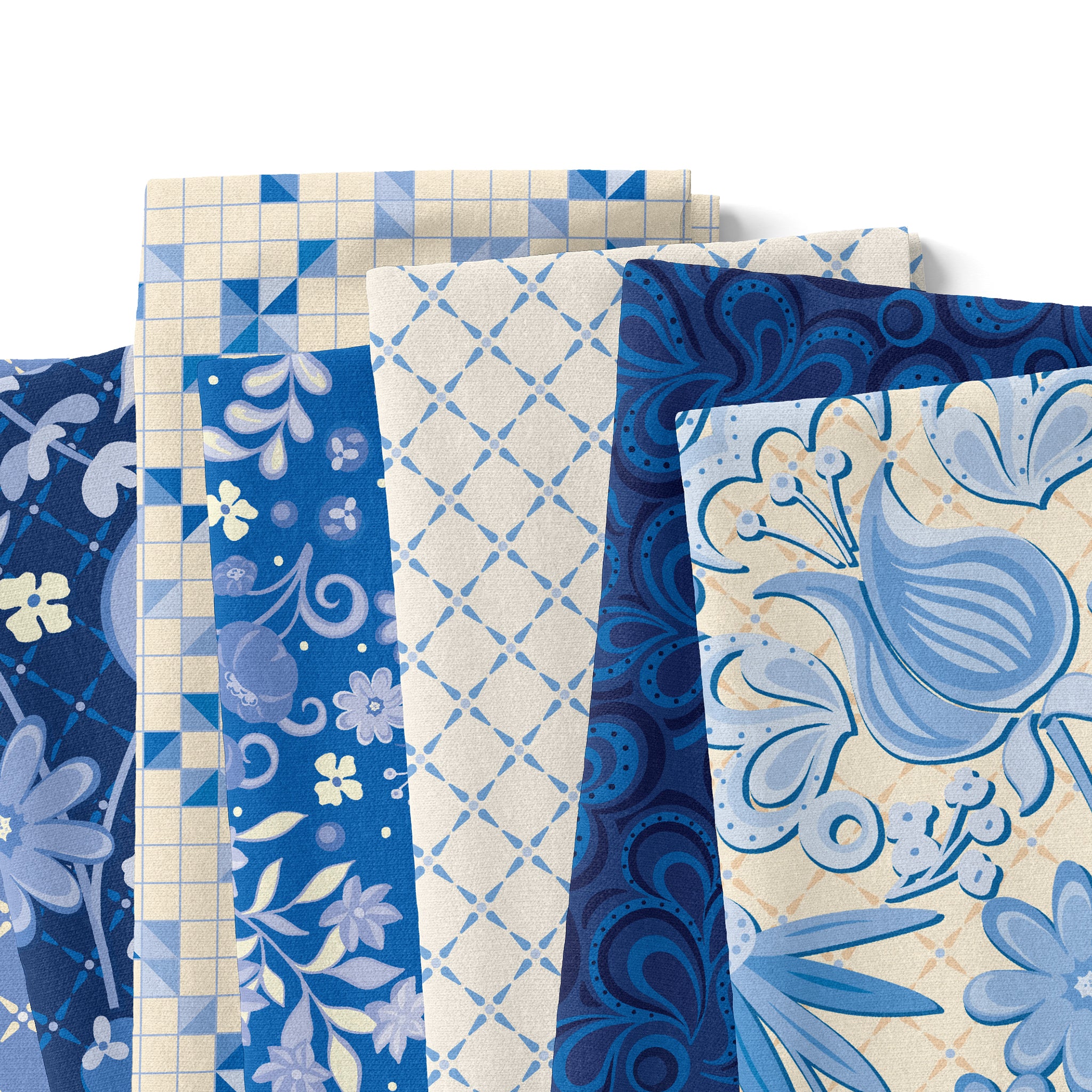 Moonlight Serenade Fabric Collection - River Cream