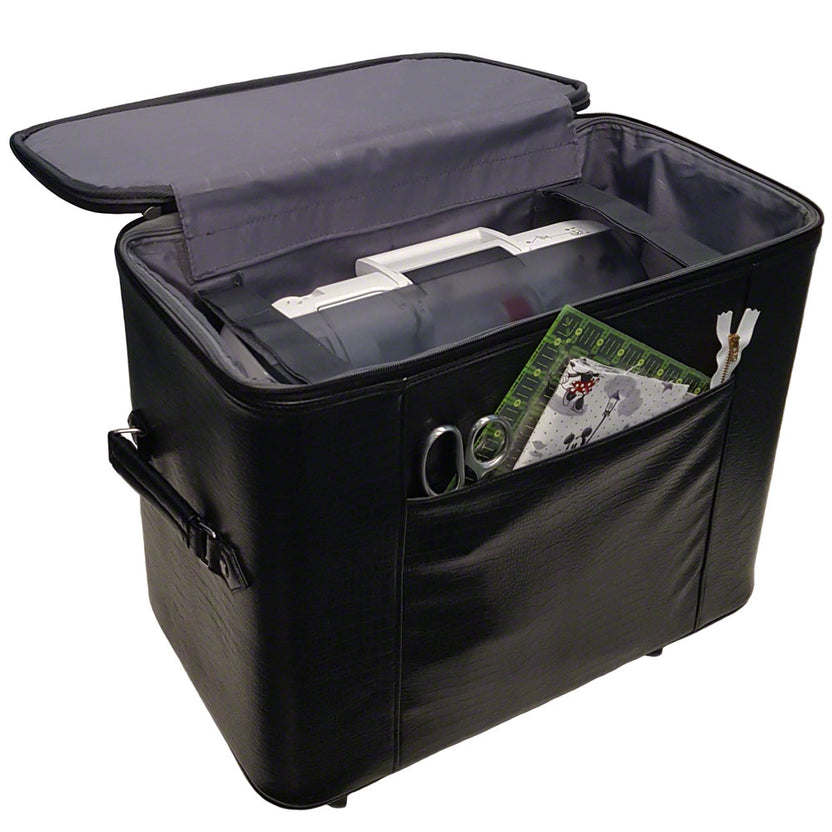 20in Wheeled Sewing Machine Hard Case - Black