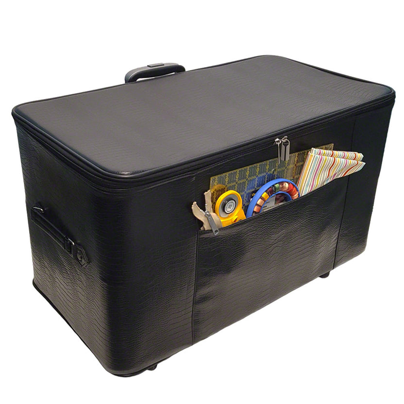 27in Wheeled Sewing Machine Hard Case - Black