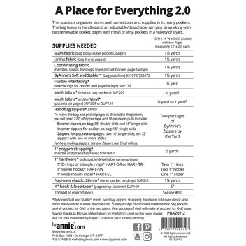 A Place for Everything 2.0 Pattern