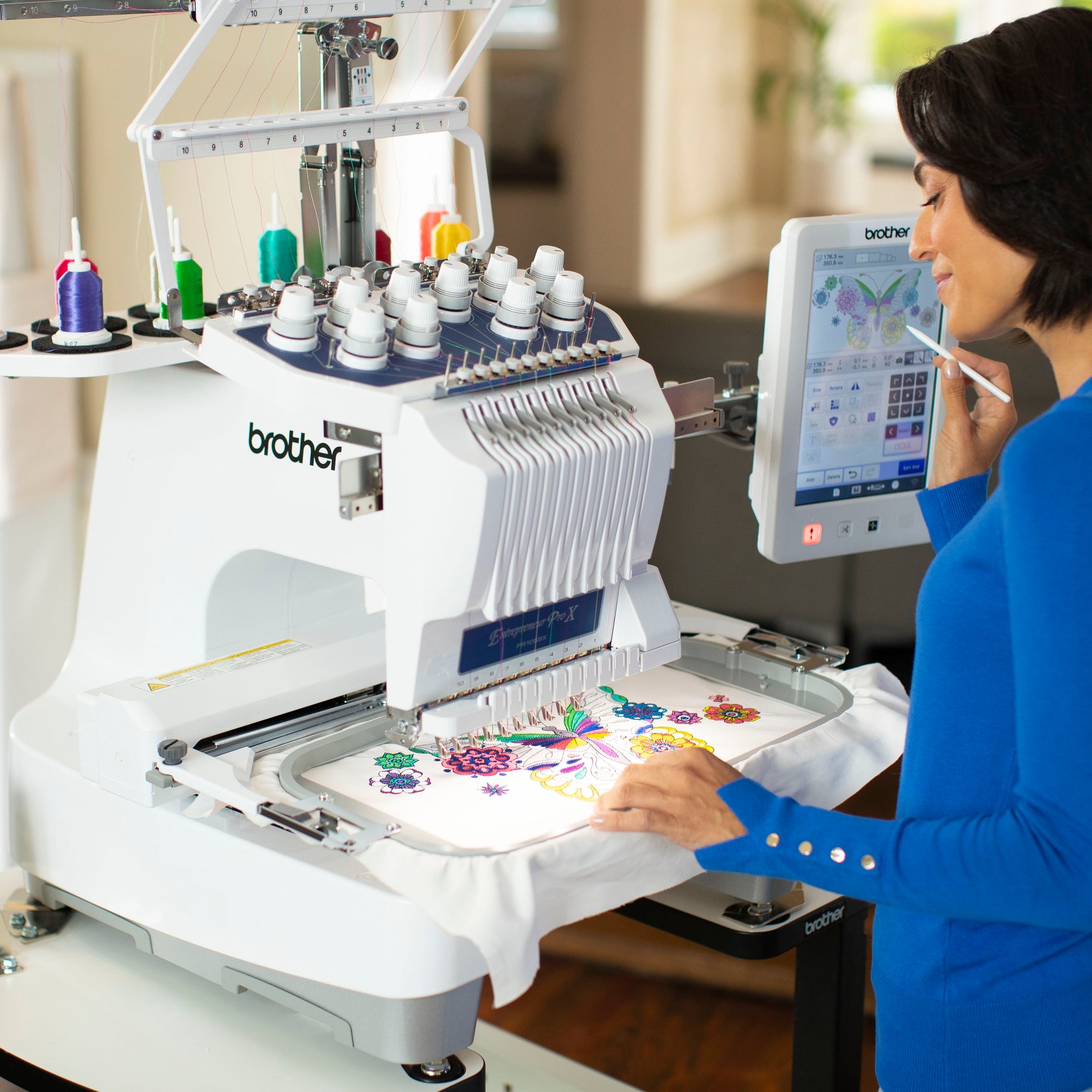 Brother Entrepreneur Pro X 10-Needle Embroidery Machine