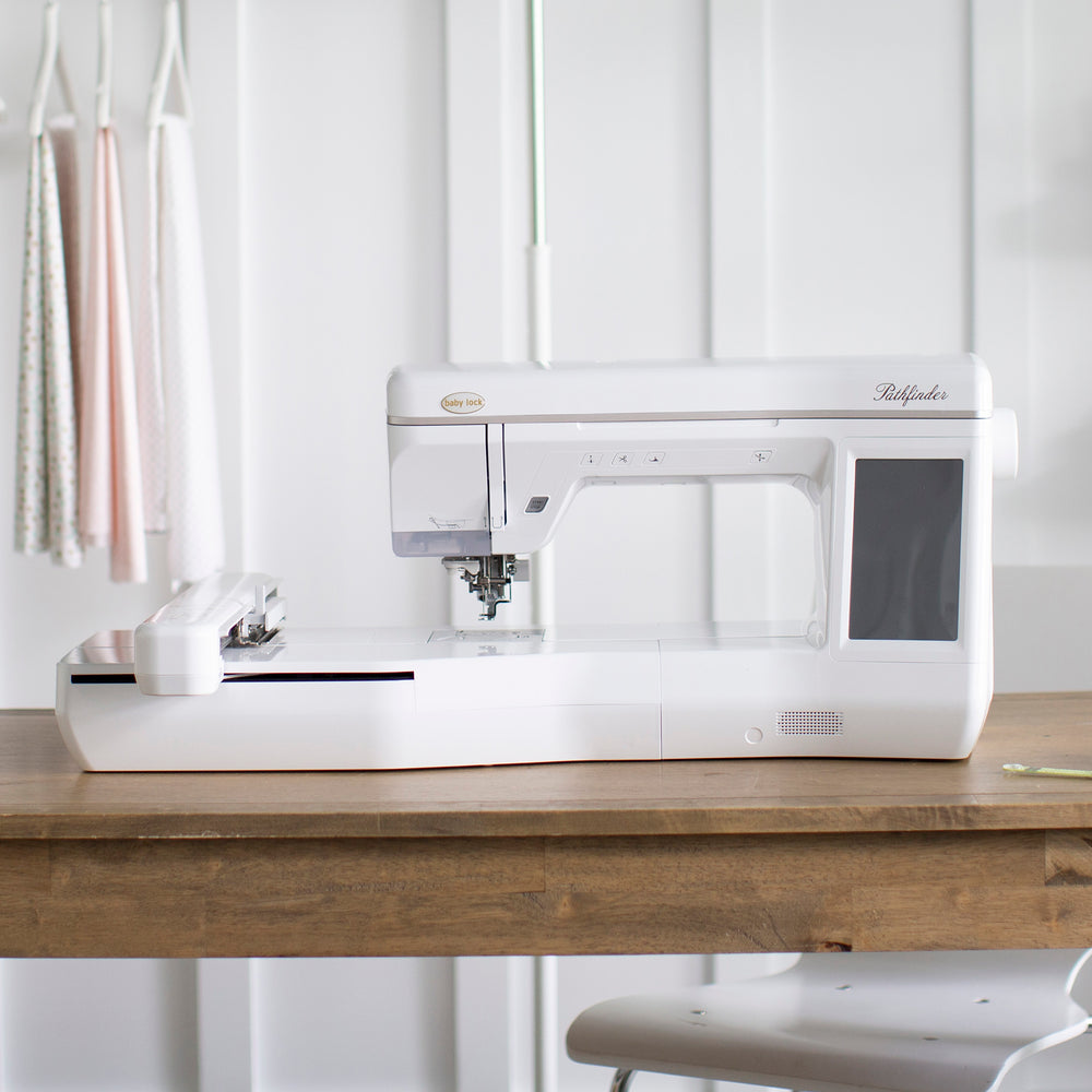 Baby Lock Pathfinder Embroidery Machine with FREE Bundle
