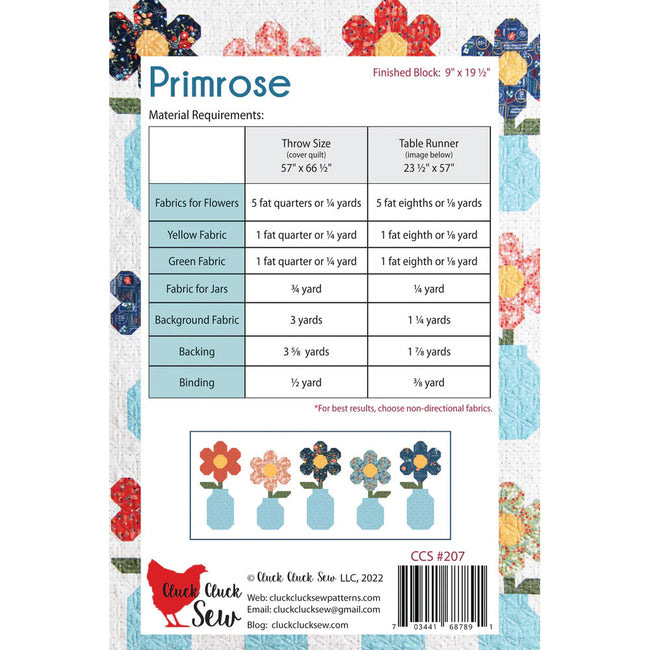 Primrose Quilt Pattern