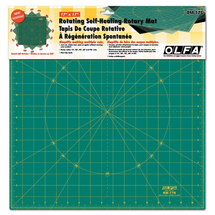 Olfa 17" x 17" Spinning Rotary Mat #RM17S
