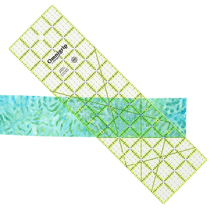 Omnigrid, Neon Non-Slip Rectangle Ruler