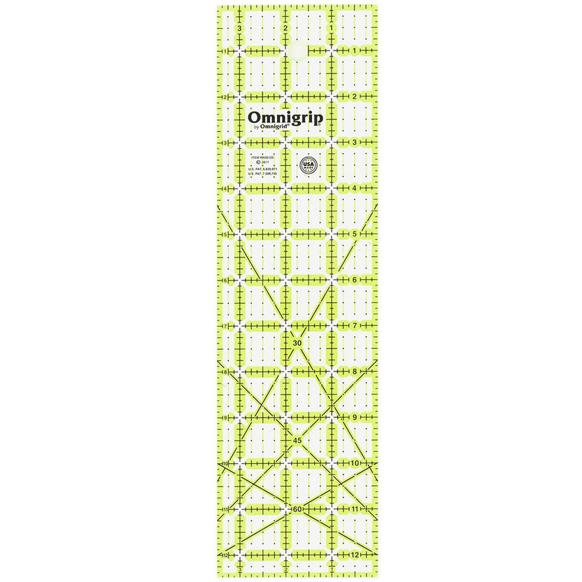 Omnigrid, Neon Non-Slip Rectangle Ruler