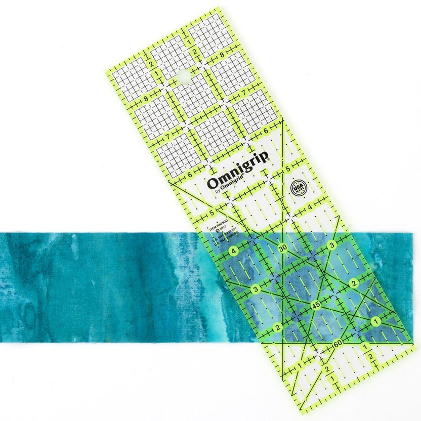 Omnigrid, Neon Non-Slip Rectangle Ruler
