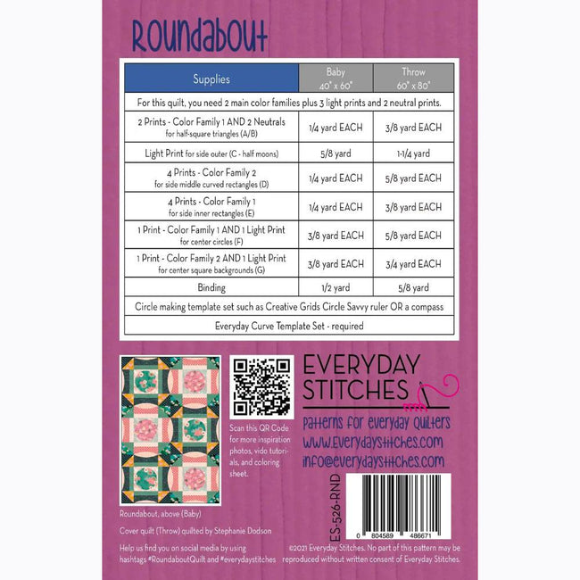 Roundabout Quilt Pattern