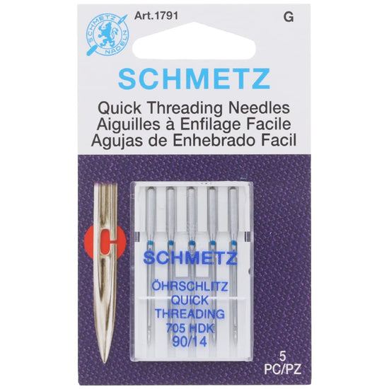 Quick Threading Needles, Schmetz (5 Pack)