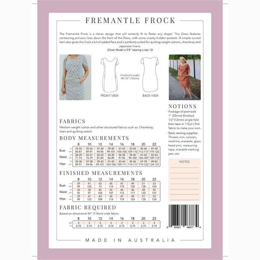 Fremantle Frock Dress Pattern