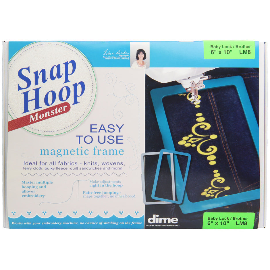 Magnetic Snap Hoop Monster 6"x10"