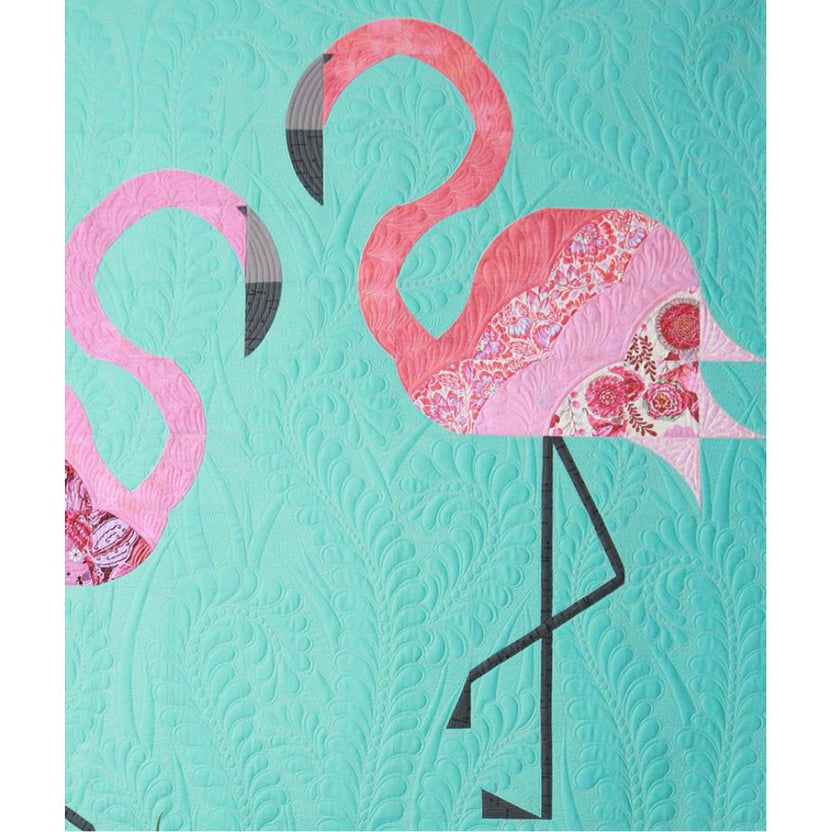Mod Flamingos Quilt Pattern