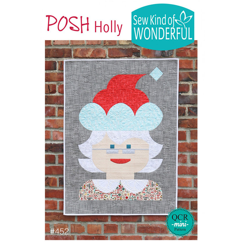 Posh Holly Wallhanging Pattern