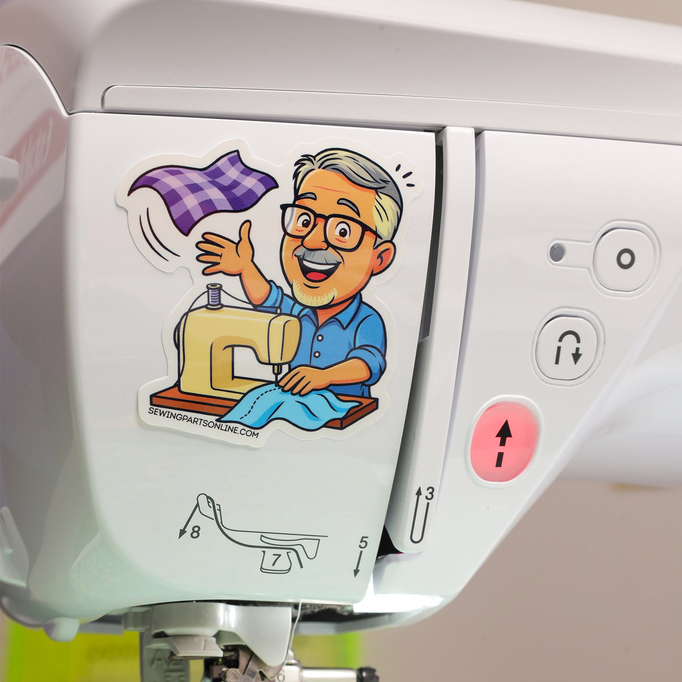 Bob’s Fabric Toss Sticker