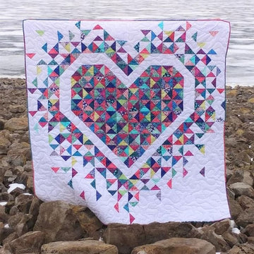 Exploding Heart Quilt Pattern
