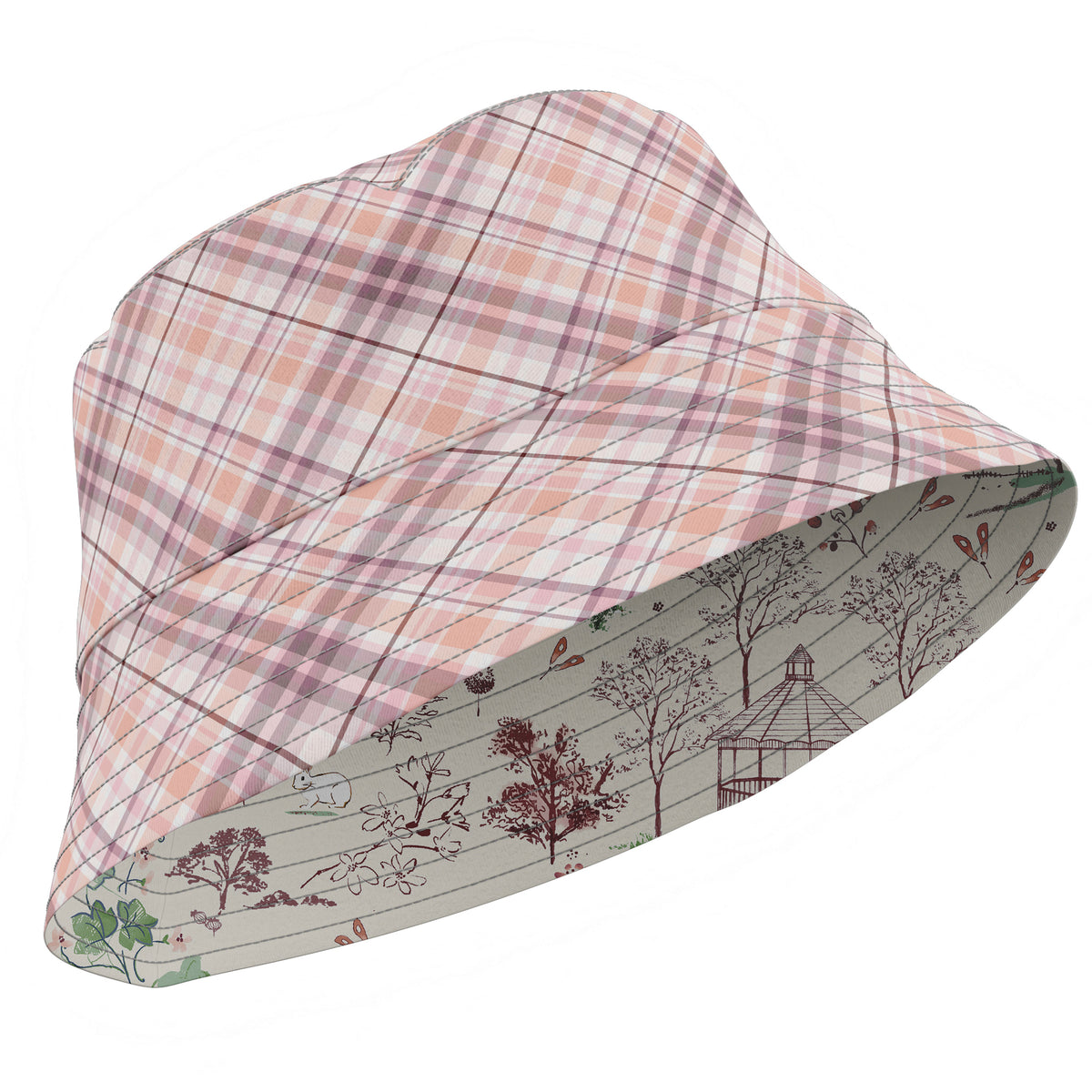 Sweet Meadow Lawn Fabric Collection - Plaid Lawn Sage