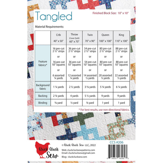 Tangled Quilt Pattern