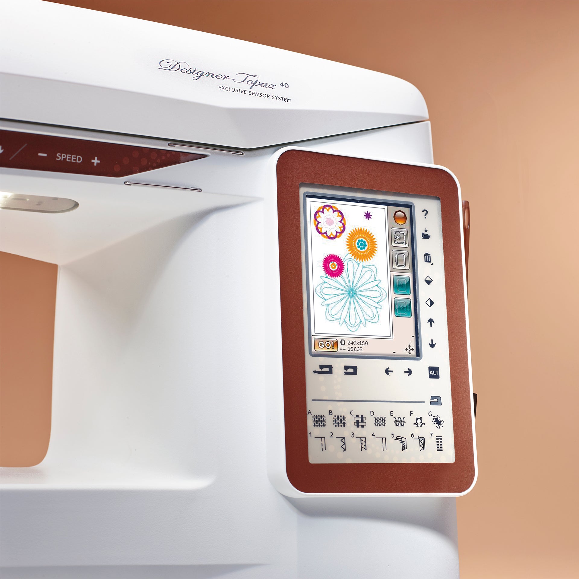 Husqvarna Viking Designer Topaz 40 Sewing & Embroidery Machine