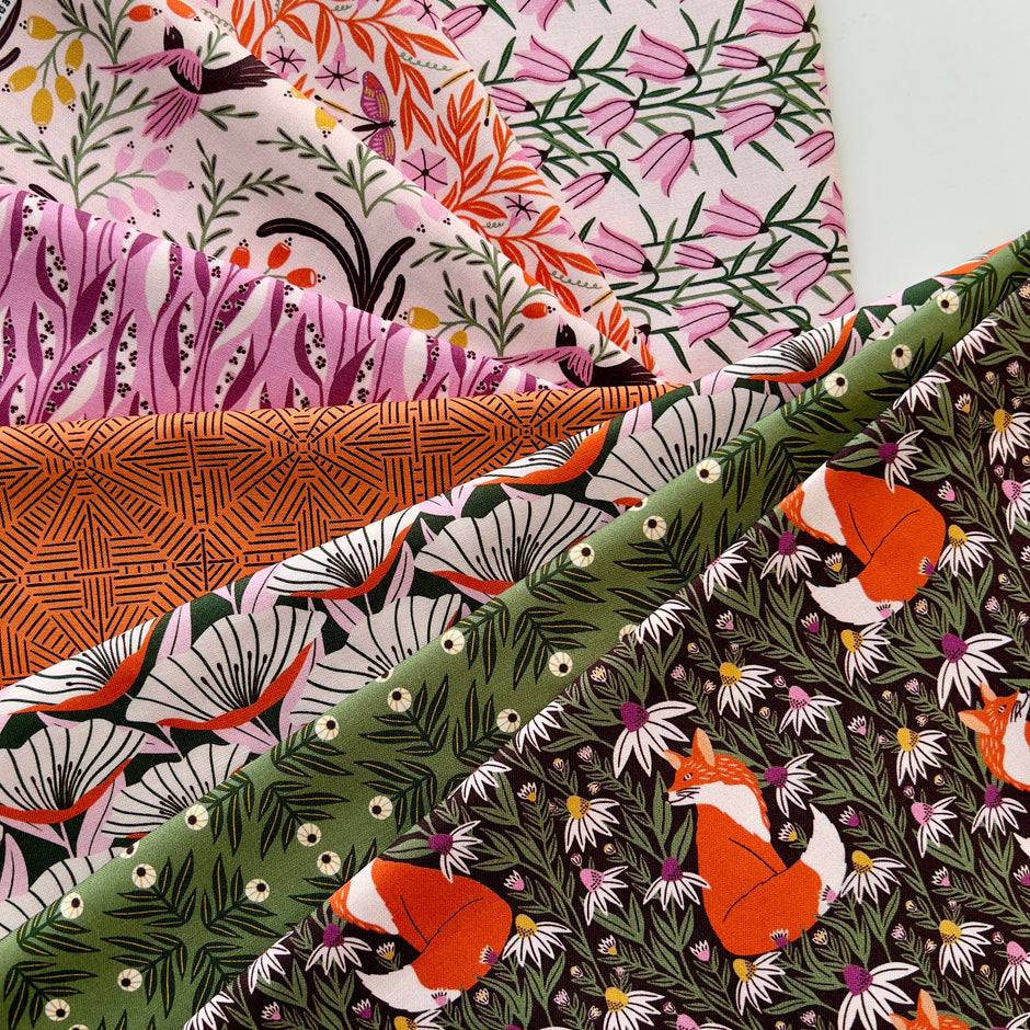 Wild Haven Fabric Collection - Foxy Daisies