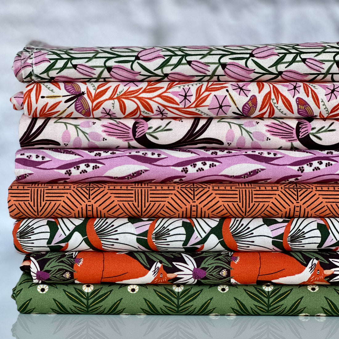 Wild Haven Fabric Collection - Foxy Daisies