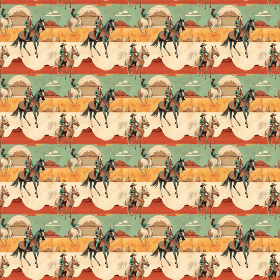 Abstract Western Pattern #15 Fabric
