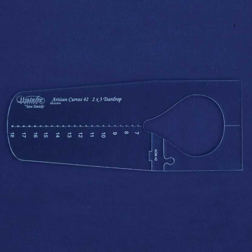 Westalee Design Artisan Curve Teardrop Templates