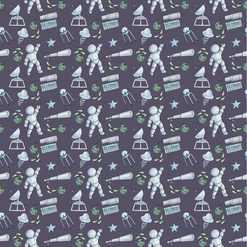 Children's Space Pattern #3 Fabric