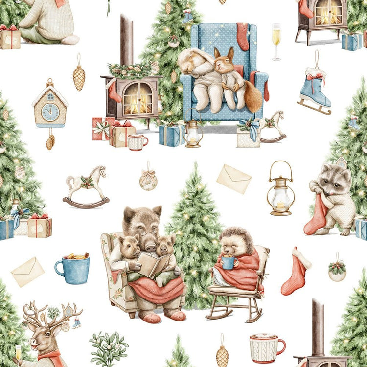 Christmas Little Critters Main Fabric