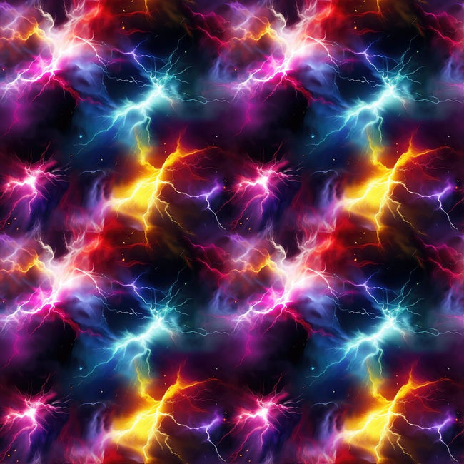 Colorful Lightning Fabric