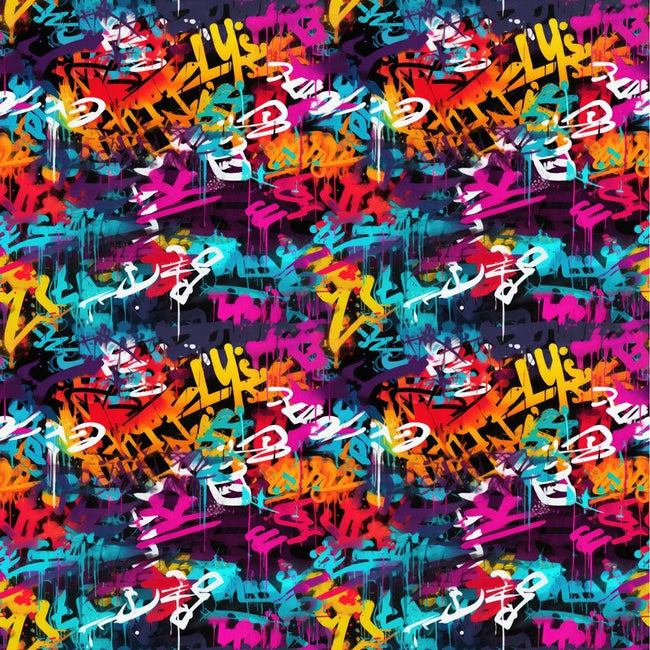 Colorful Neon Graffiti