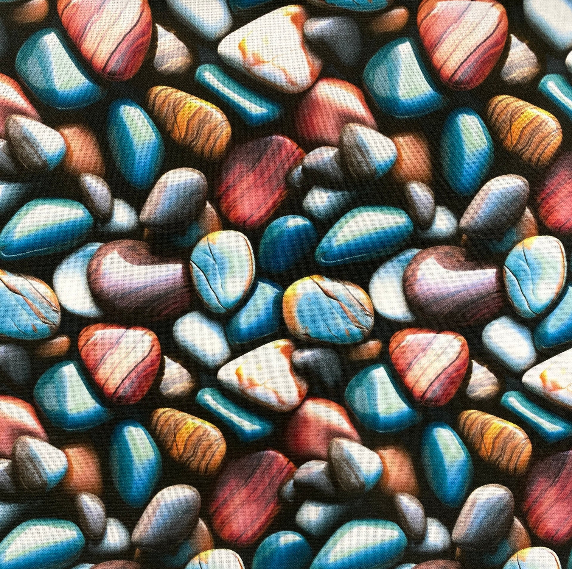 Colorful Stones Fabric