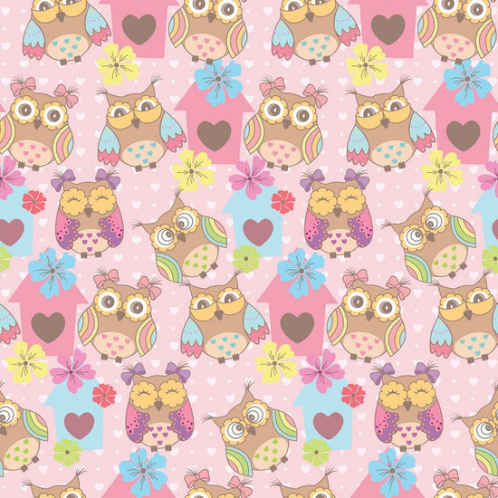 Cute Owls Fabric