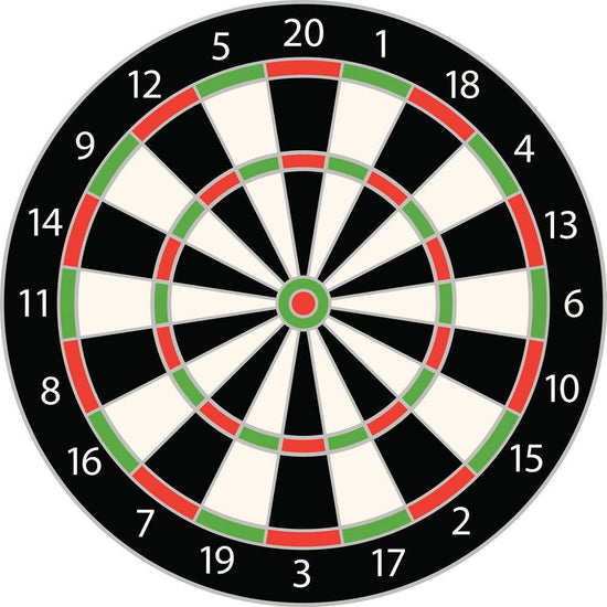 Dartboard Fabric Panel