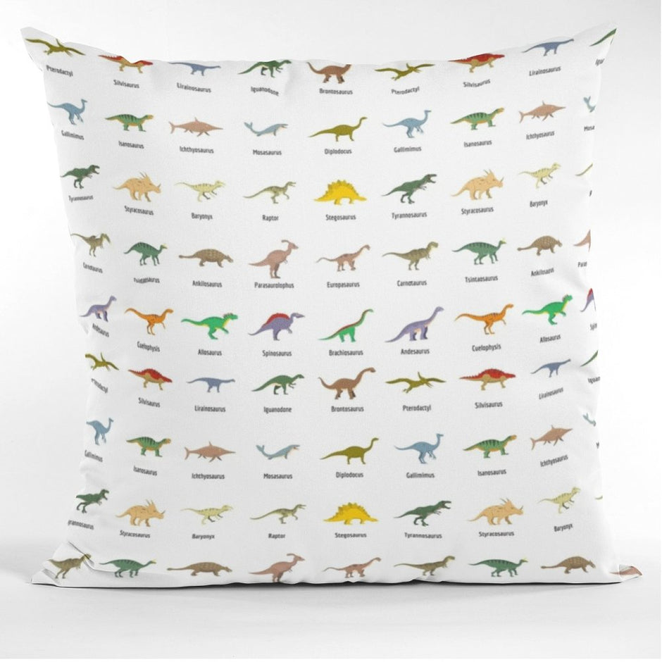 Dinosaur Names Fabric