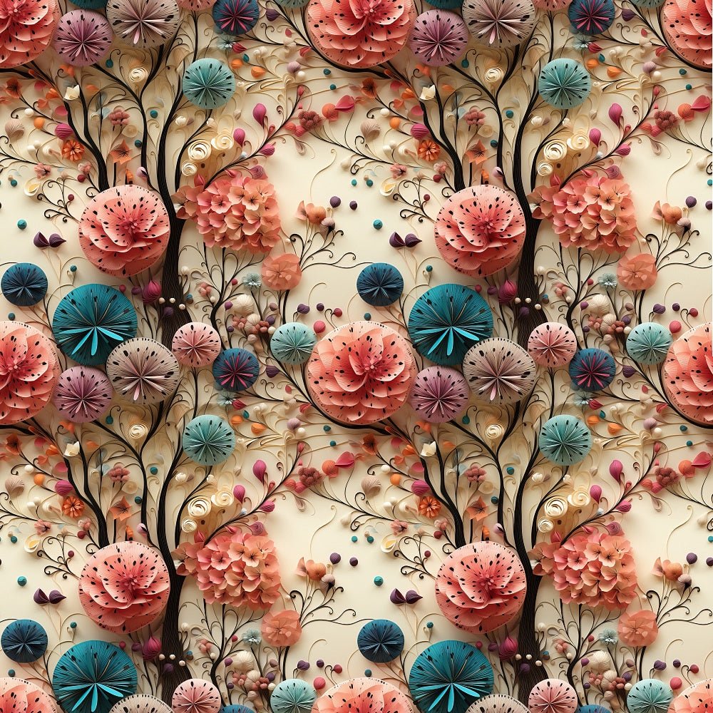 Dreamland Forest Pattern 8 Fabric
