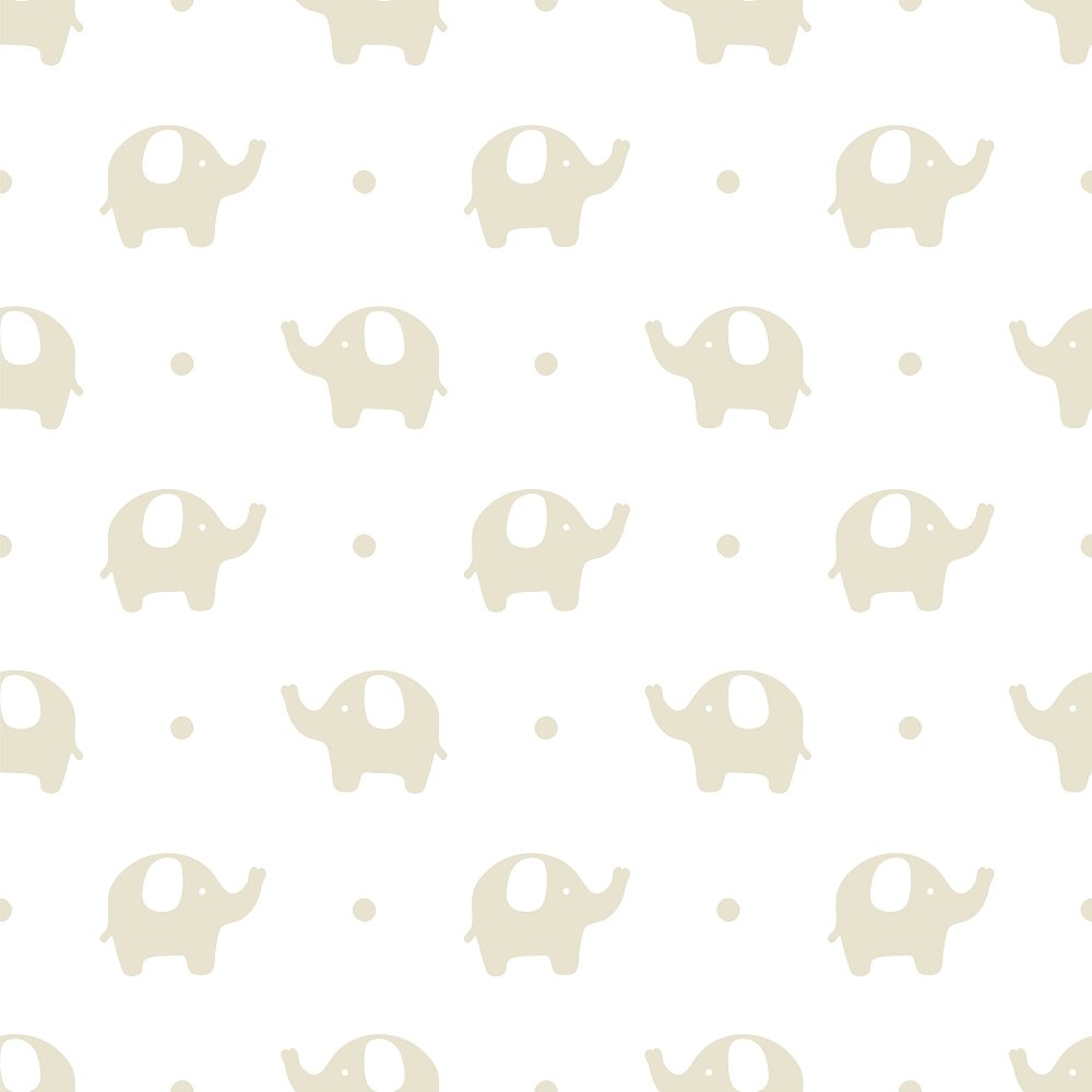 Elephant Tone on Tone Fabric
