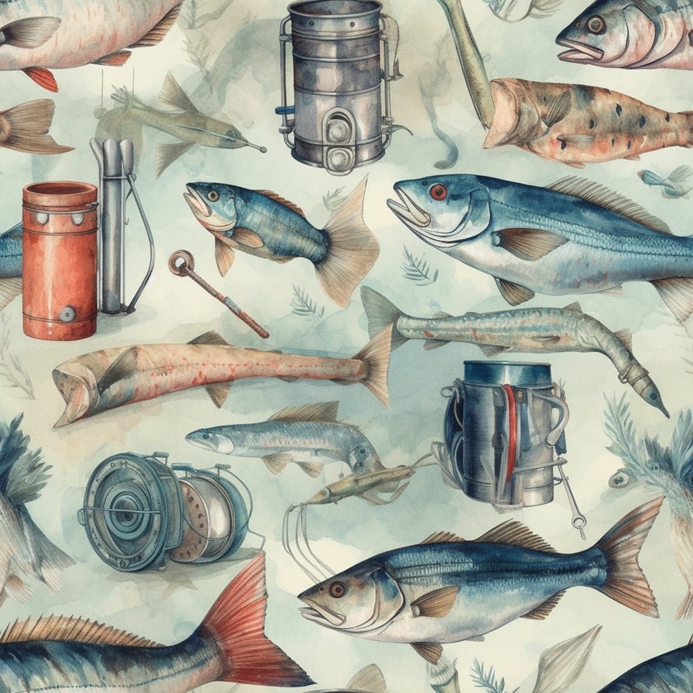 Fishing Up North Pattern #5 Fabric